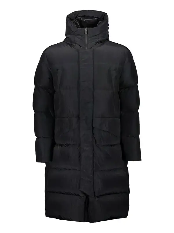 Herno Padded Coat With Integrated Hood - Blue