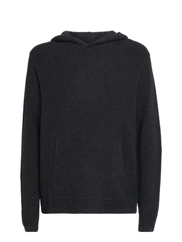 Our Legacy Merino Wool Knitted Hoodie - Black