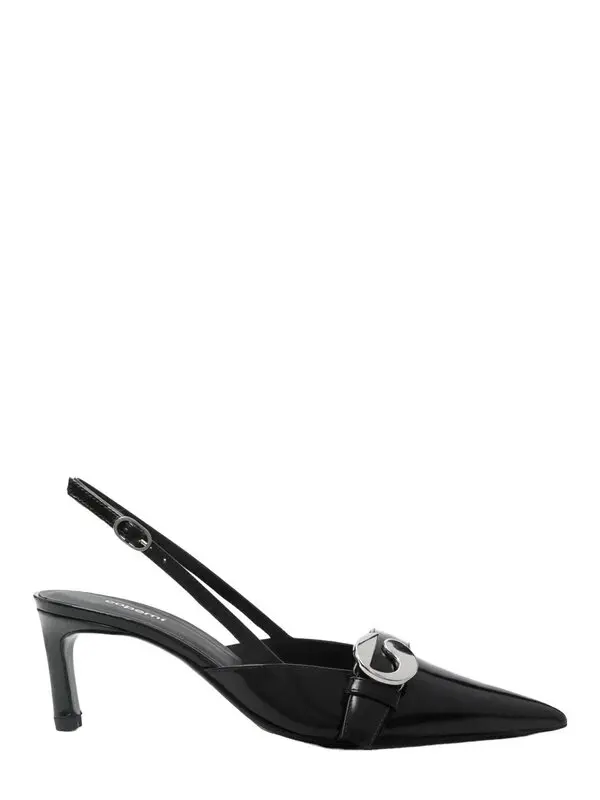 Coperni Belt Kitten-heel Pumps - Black