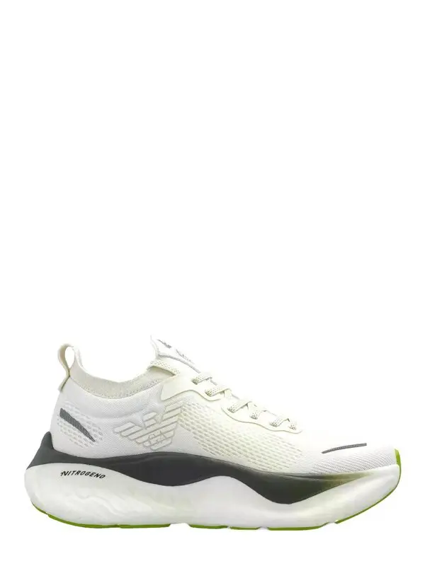 Emporio Armani Nitro Wave Running Sneakers - White