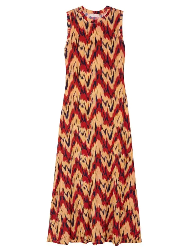 Ulla Johnson Orla Sleeveless Midi Dress - Carnelian