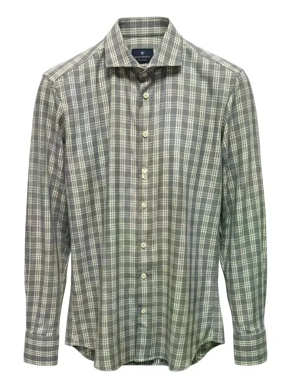 BASTONCINO Plaid Shirt - Grey