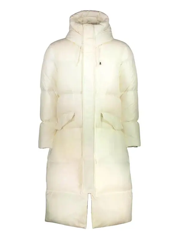 Herno Zip Turtleneck Coat - White