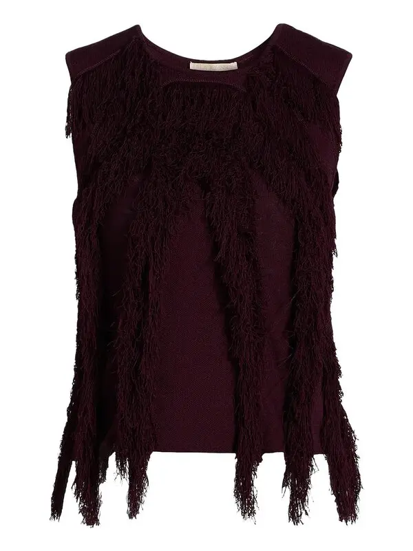 Ulla Johnson Bonnie Sleeveless Knit Top - Mahogany