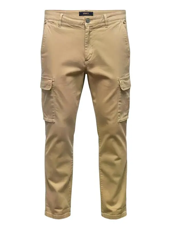 40WEFT Cargo-pocket Straight-leg Trousers - Neutrals