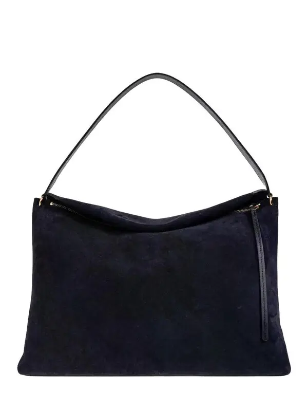 WANDLER Penelope Suede Tote Bag - Blue