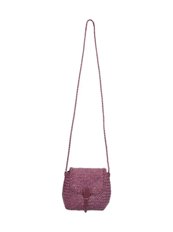 Dragon Diffusion Mini Woven Braided Shoulder Bag - Purple