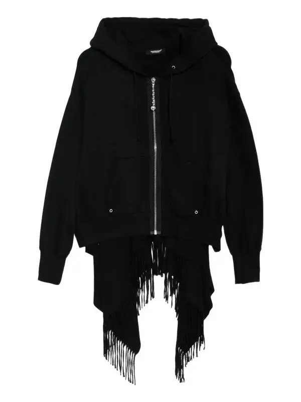 UNDERCOVERISM Scarf Hoodie - Black