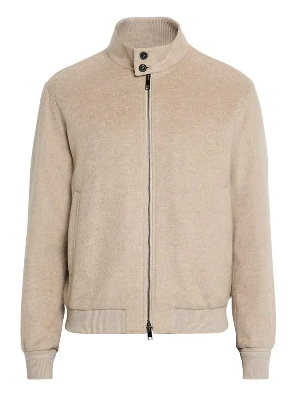 Zegna Oasi Cashmere Elements Blouson - Md Brw Sld