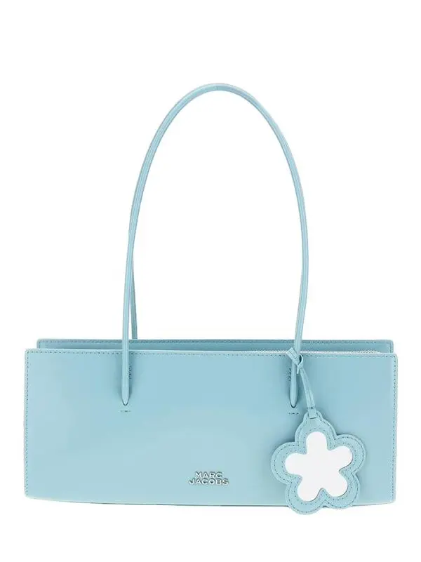 Marc Jacobs Brushed Leather Bag With Top Handle - Sky Blue