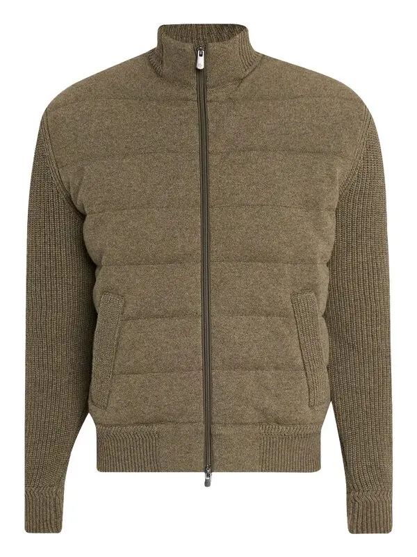Ralph Lauren Cashmere-blend Hybrid Down Sweater - Thicket Mo