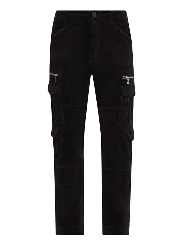 Monfrère Tactical Needle Corduroy Cargo Pants - Noir