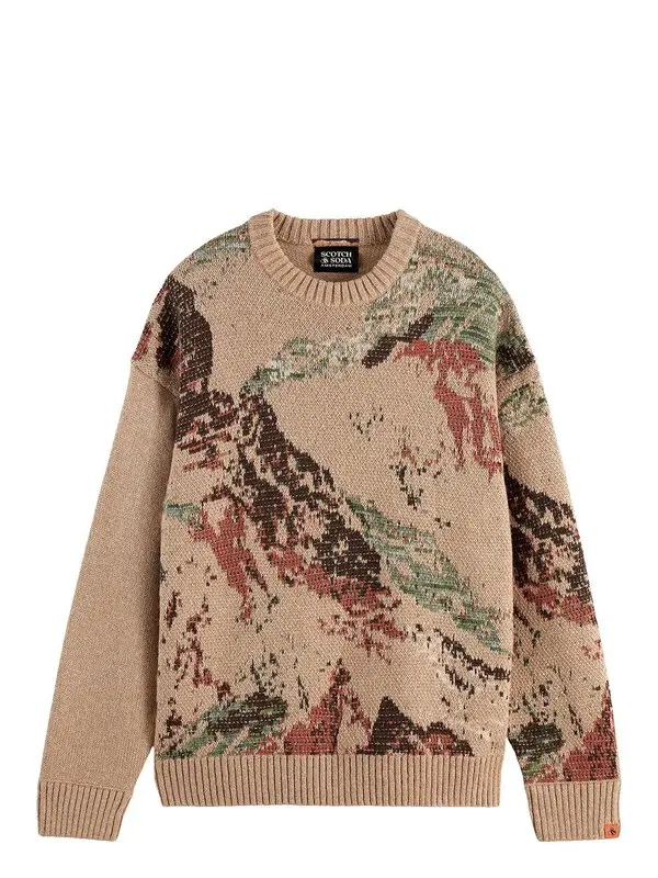 Scotch & Soda Mountain Jacquard Knit Sweater - Mountain T