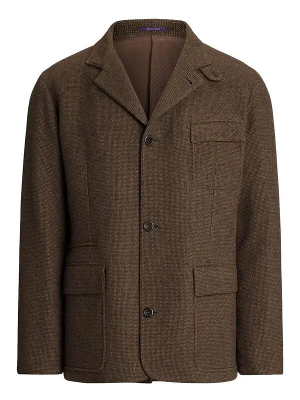 Ralph Lauren Hand-tailored Tick-weave Stables Jacket - Taupe