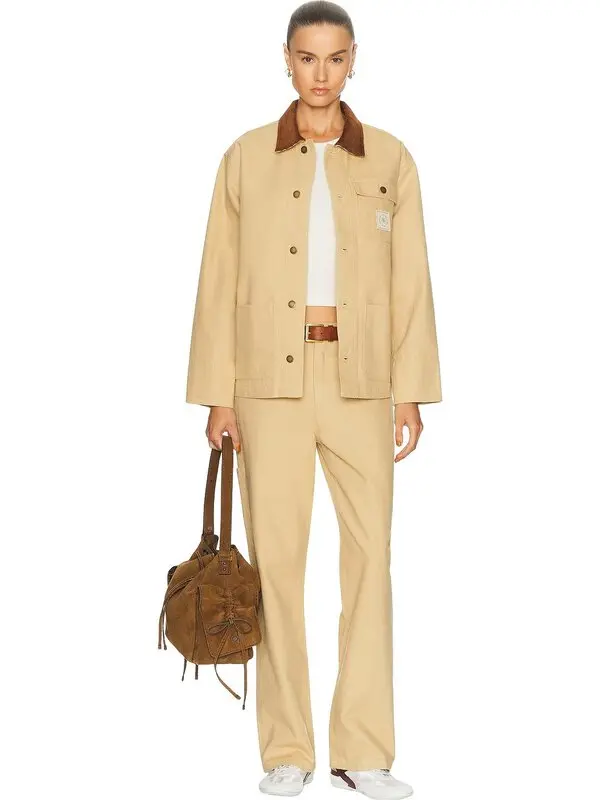 SPORTY & RICH Srhwc Painters Jacket - Tan