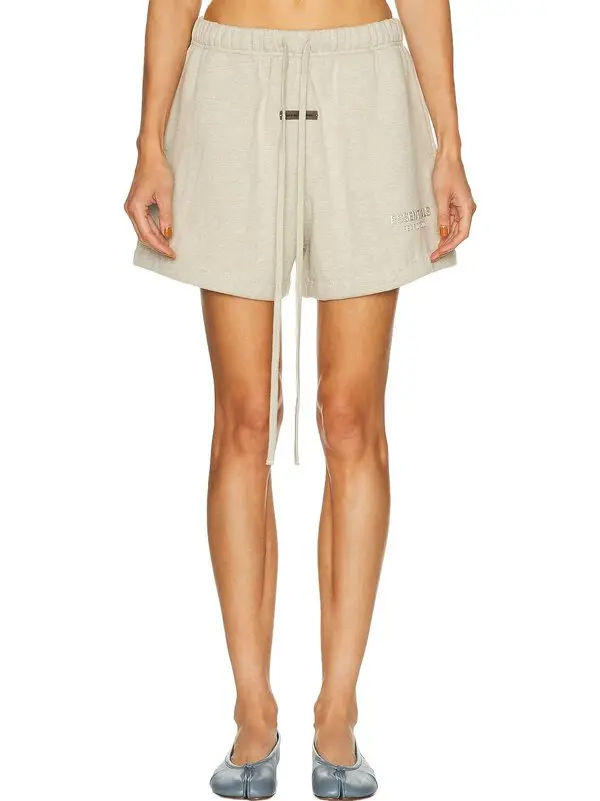Fear Of God Fleece Soccer Short - Heather Stone