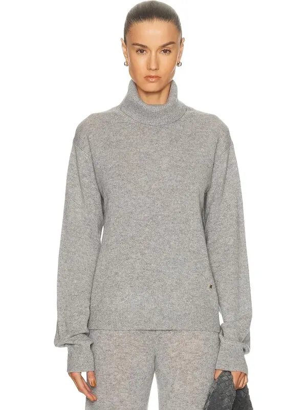Eterne Keaton Cashmere Sweater - Grey