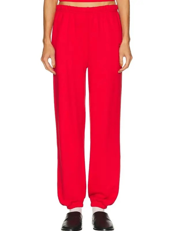 Eterne Boyfriend Pocket Sweatpant - Rouge