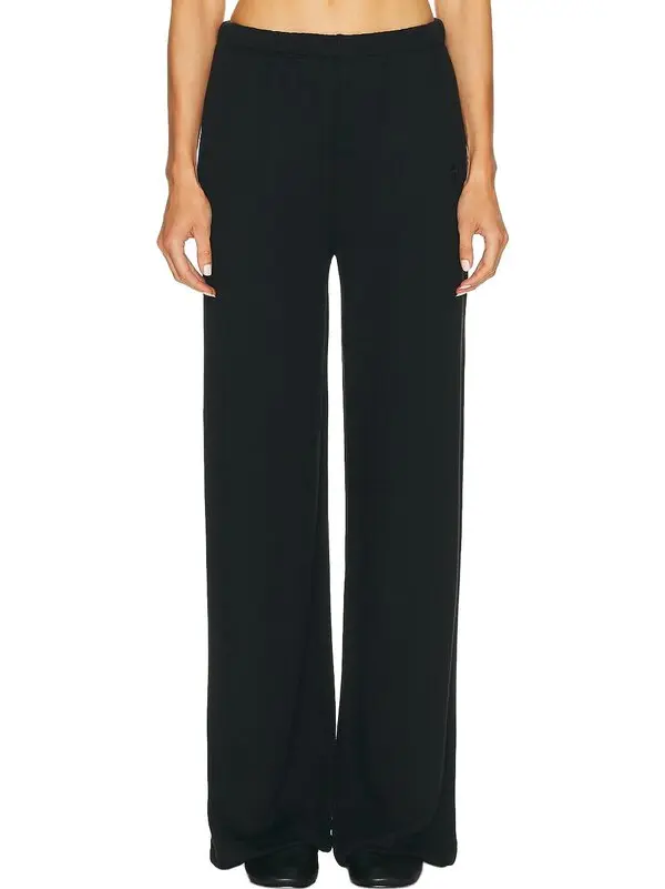 Eterne Oversized Wide Leg Sweatpant - Black