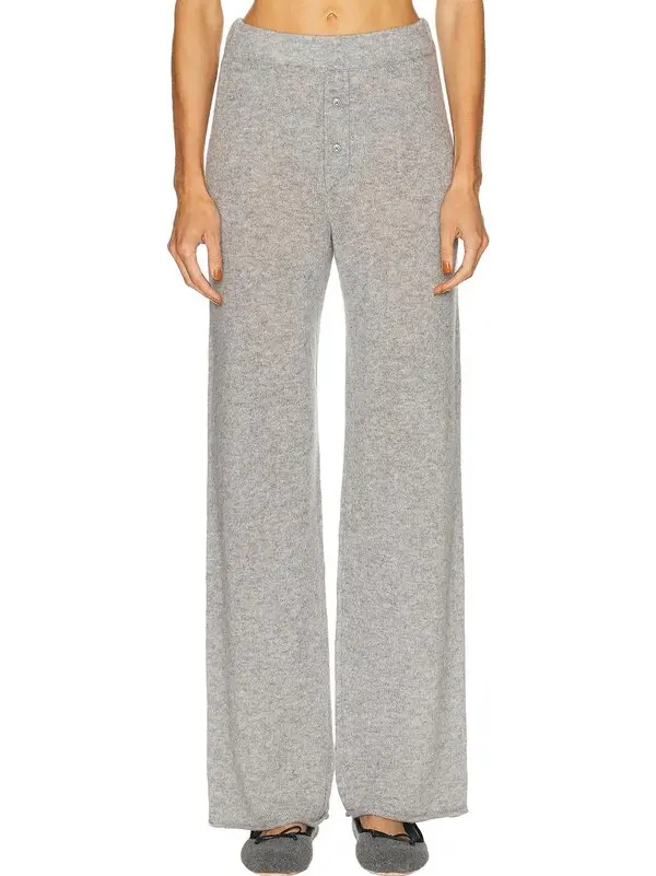 Eterne Cruz Cashmere Pant - Grey