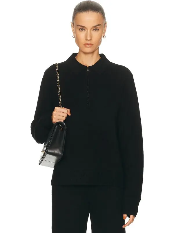 Eterne Blaise Cashmere Sweater - Black
