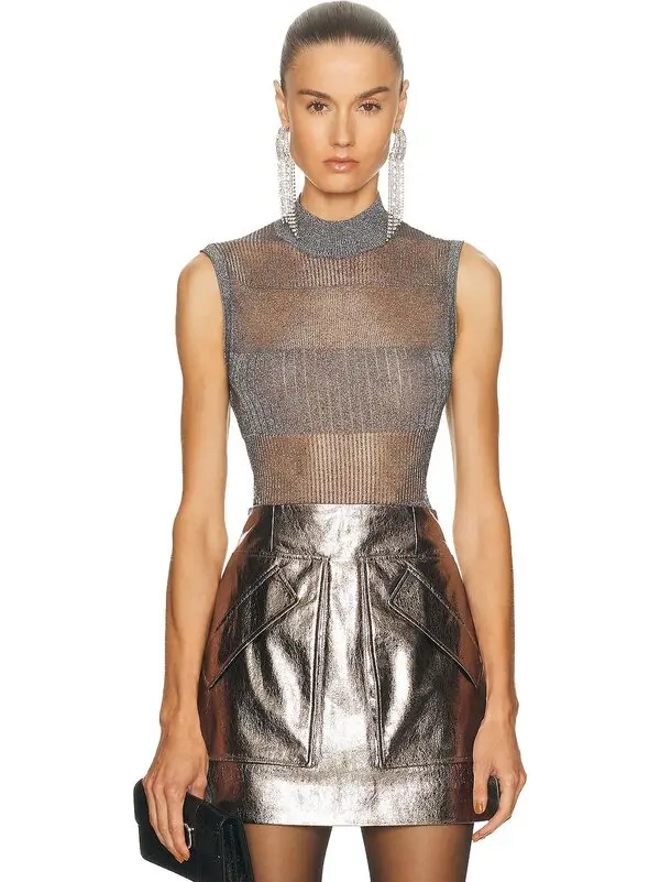 AKNVAS Leonora Top - Gunmetal