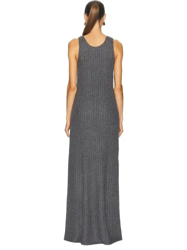 LISA YANG Lorelei Knit Maxi Dress - Graphite