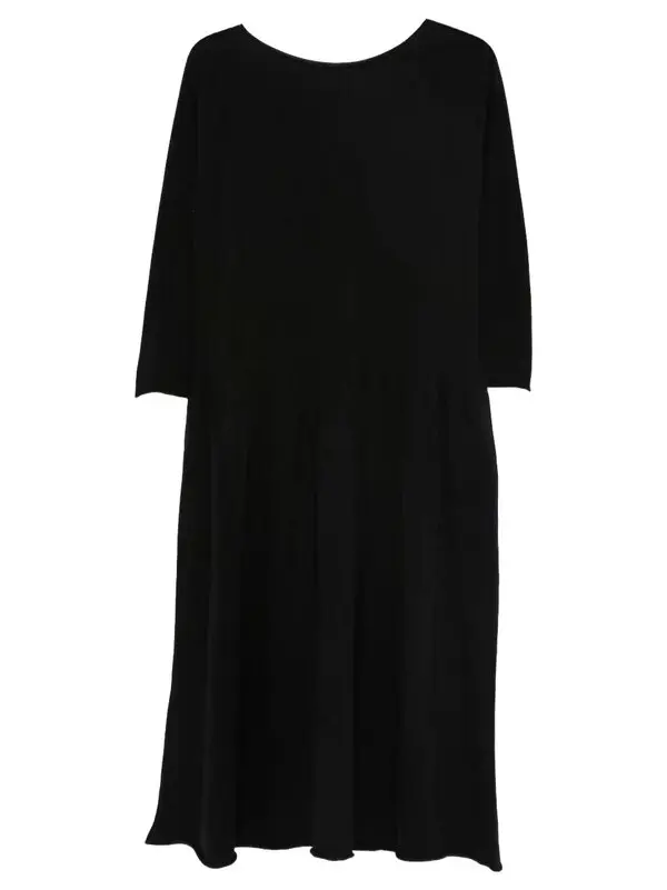 DANIELA GREGIS Gathered Midi Dress - Black