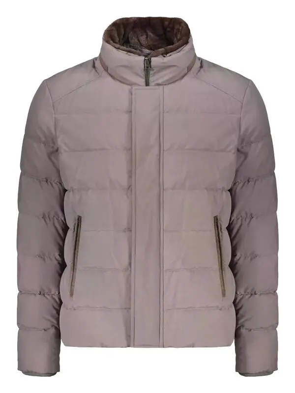 Herno Zip Quilted Jacket - Grey