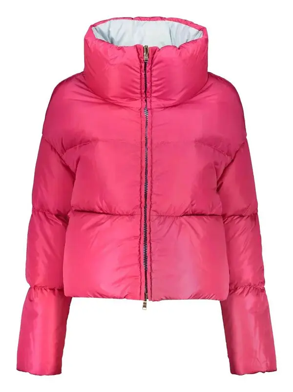 Herno High-neck Zip Jacket - Blue