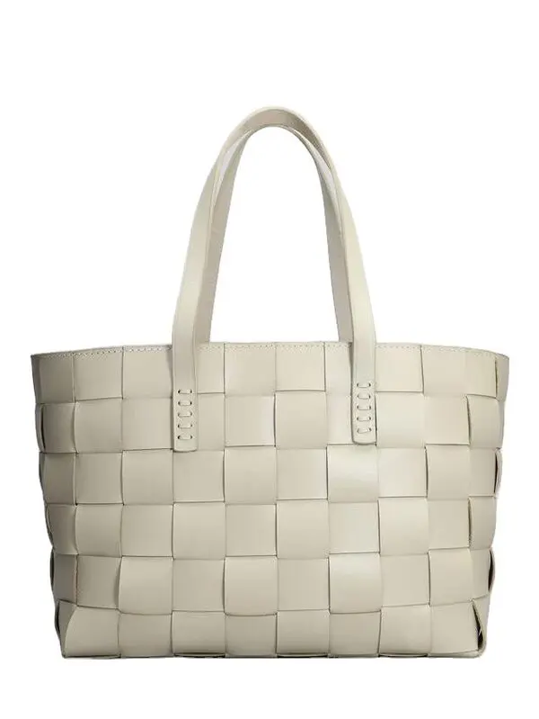 Dragon Diffusion Box Weave Basket Tote - Beige