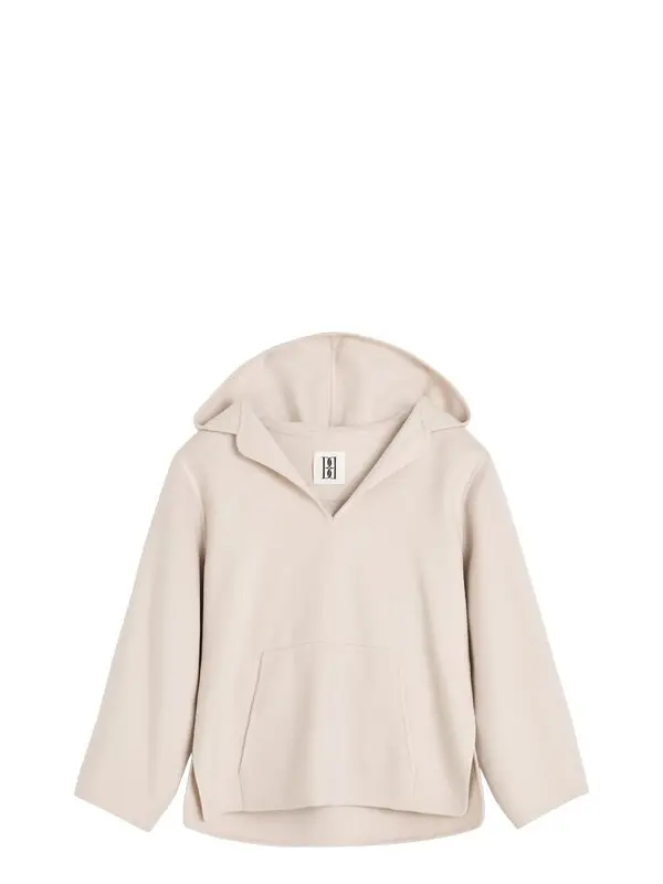 BY MALENE BIRGER Marguerite Hooded Wool Sweater - Cream - 093