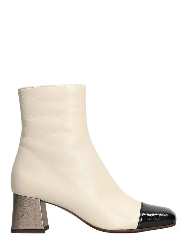 Chie Mihara Volkiria High Heel Ankle Boots - White