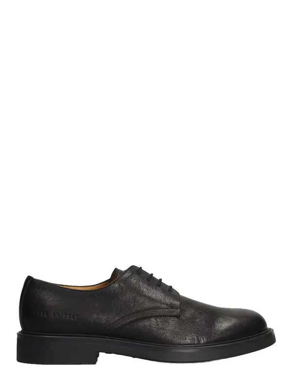 COMMON PROJECTS Officers Derby Lace Up Shoes - Black
