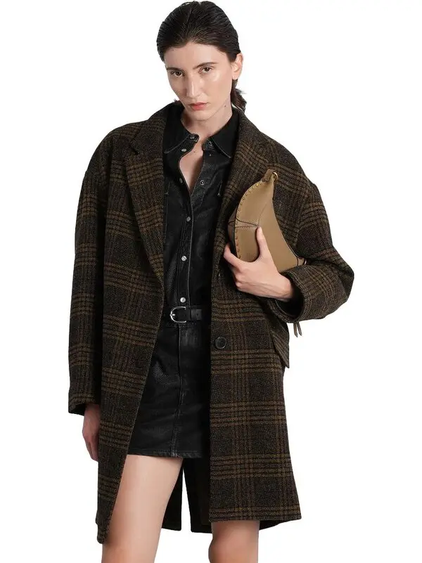 Isabel Marant Limiza Wool Coat - Brown