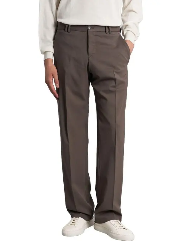 PT TORINO Ma37 Straight Leg Pants - Brown