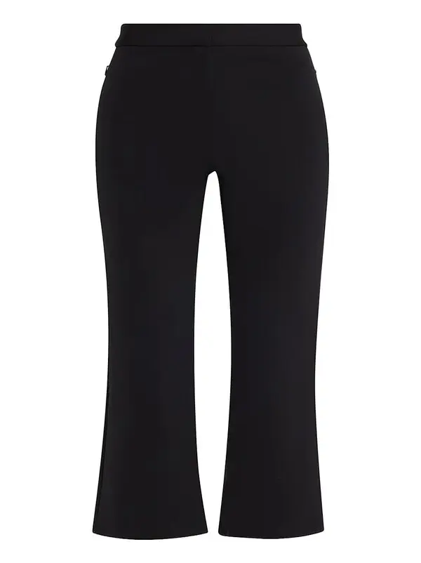 Theory Mid-rise Kick Pants - Blk