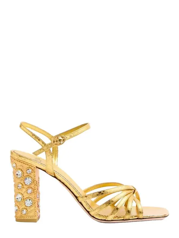 Valentino Garavani Embellished Sandals - Gold