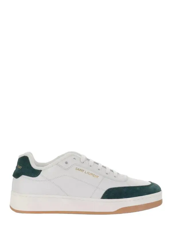 Saint Laurent Leather Low-top Sneakers - White