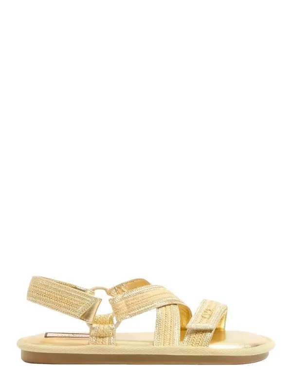 Valentino Garavani Embroidered Sandals - Yellow