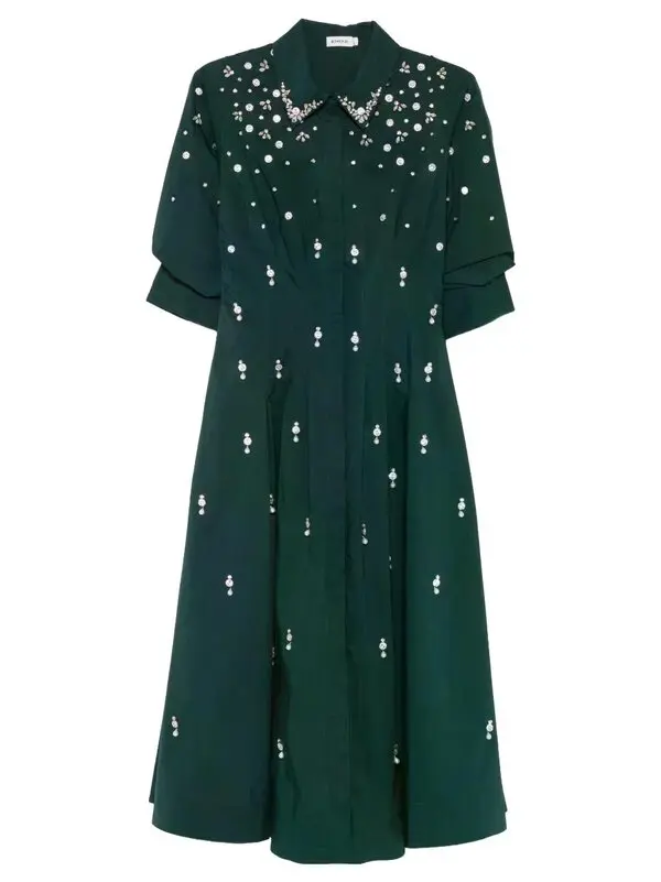 Simkhai Jazz Embellished Midi Dress - Green