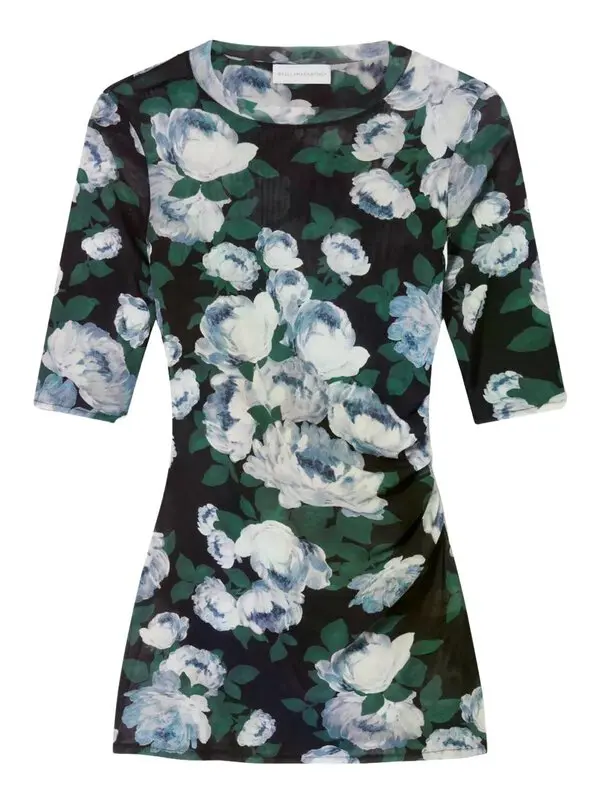 Stella McCartney Floral-print Top - Black