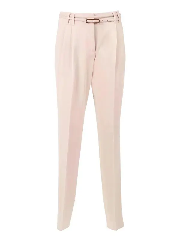 Max Mara Gisella Belted Trousers - Pink