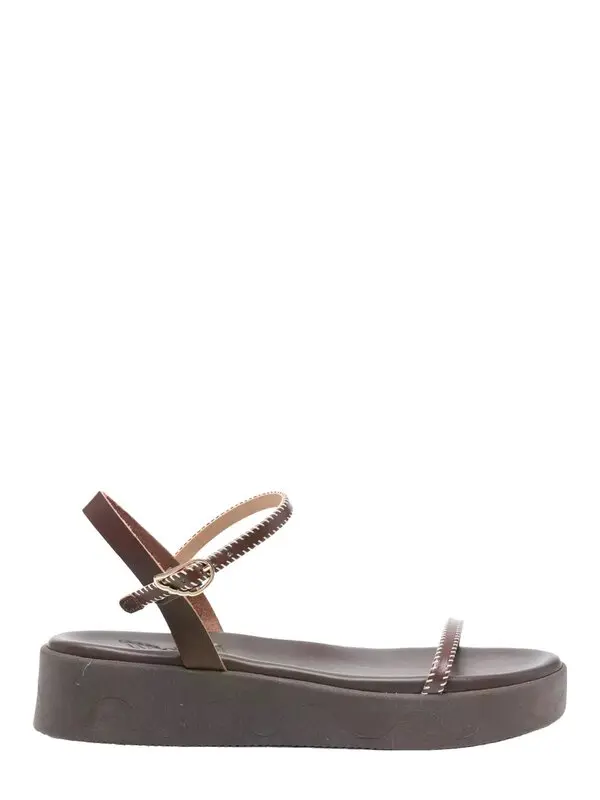 ANCIENT GREEK SANDALS Irida Stitch-strap Sandals - Brown
