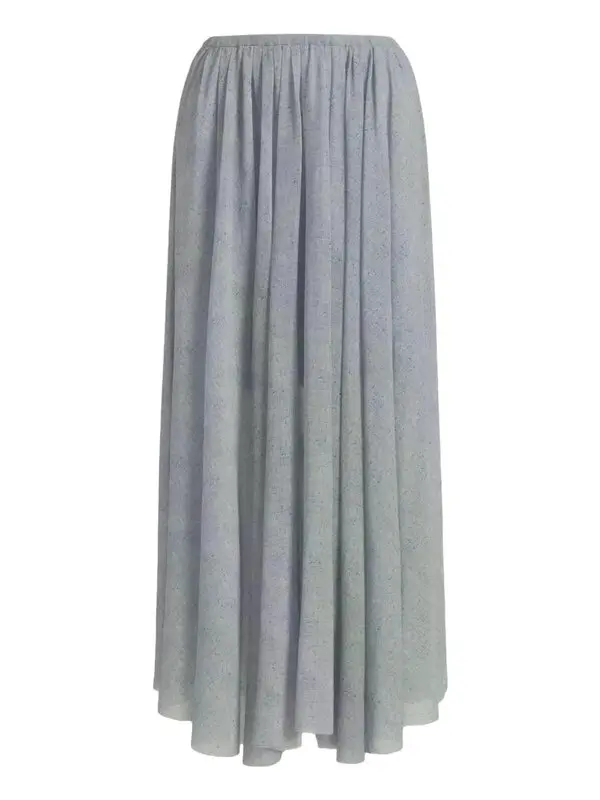 Alberta Ferretti Pleated Skirt - Blue