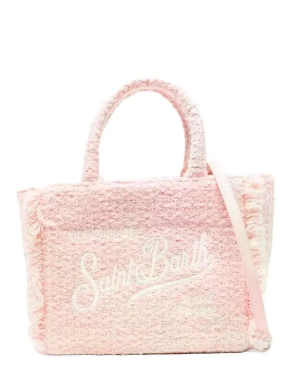 MC2 SAINT BARTH Collete Tweed Tote - Pink