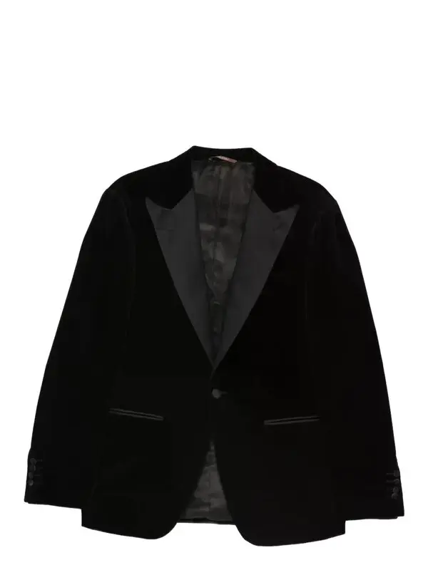 Canali Textured Blazer - Black