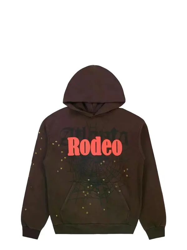 SP5DER Cactus Jack Days Before Rodeo Hoodie - Brown