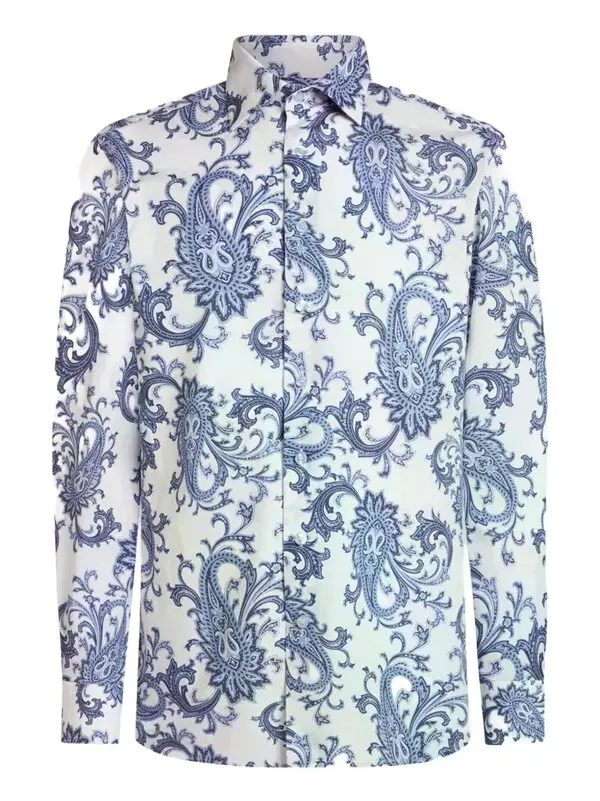 Etro Paisley Cotton Shirt - White