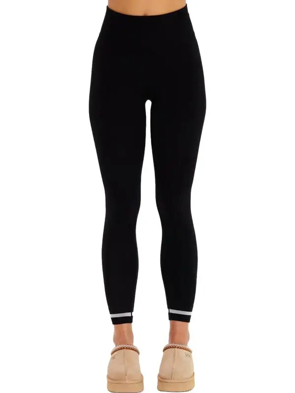 The Upside Seamless Elasticated-waist Leggins - Black